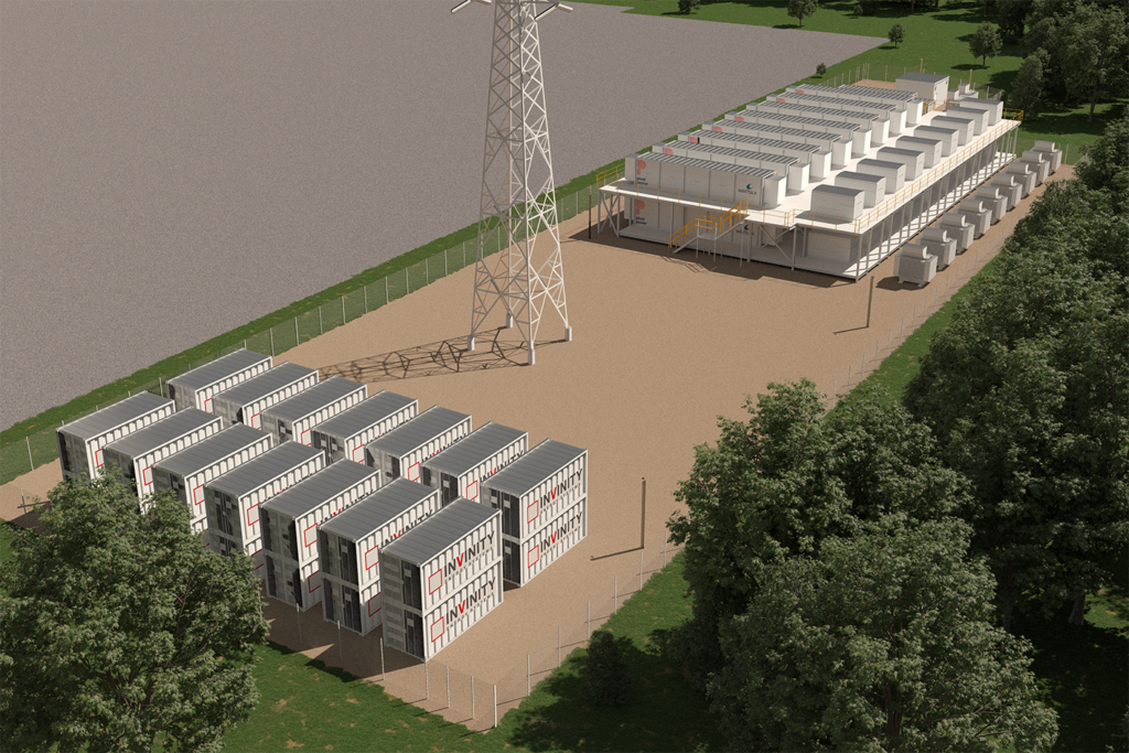 Largest Flow Battery in the UK - World First - Invinity Energy Systems