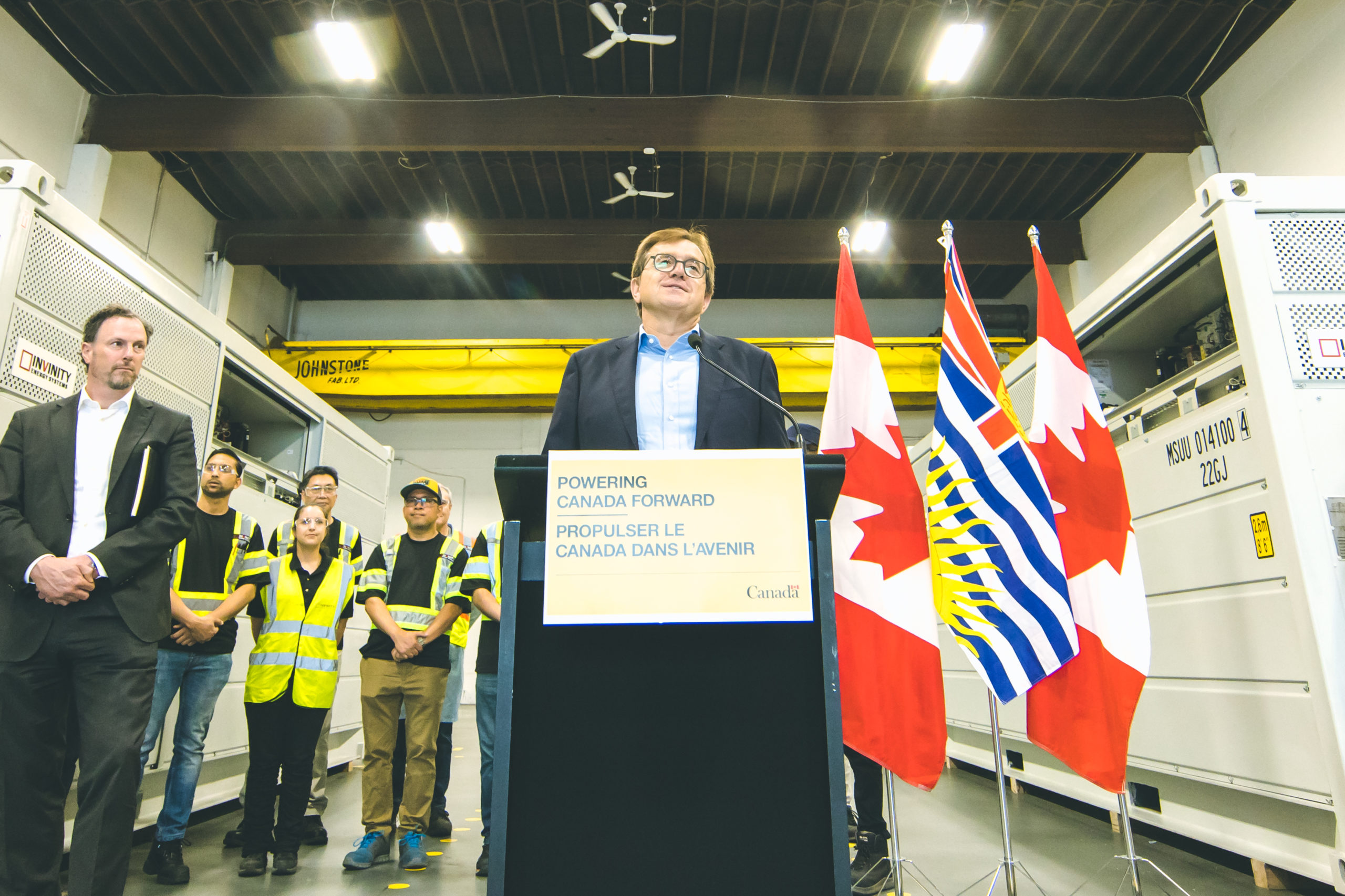 Canada's First Clean Energy Strategy Announced from Invinity Facility